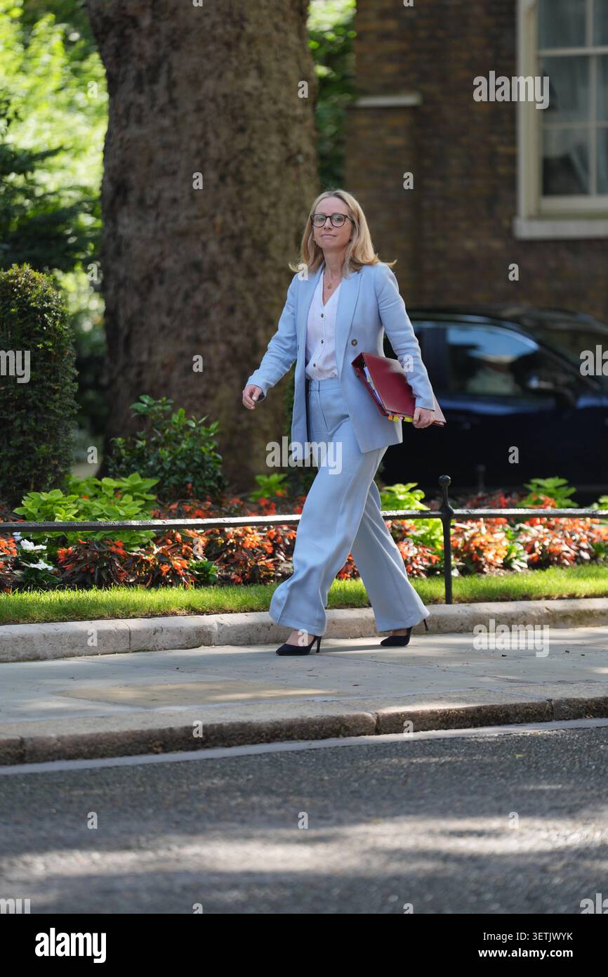 Chief Secretary to the Treasury Lucy Rigby arrives for a Cabinet ...