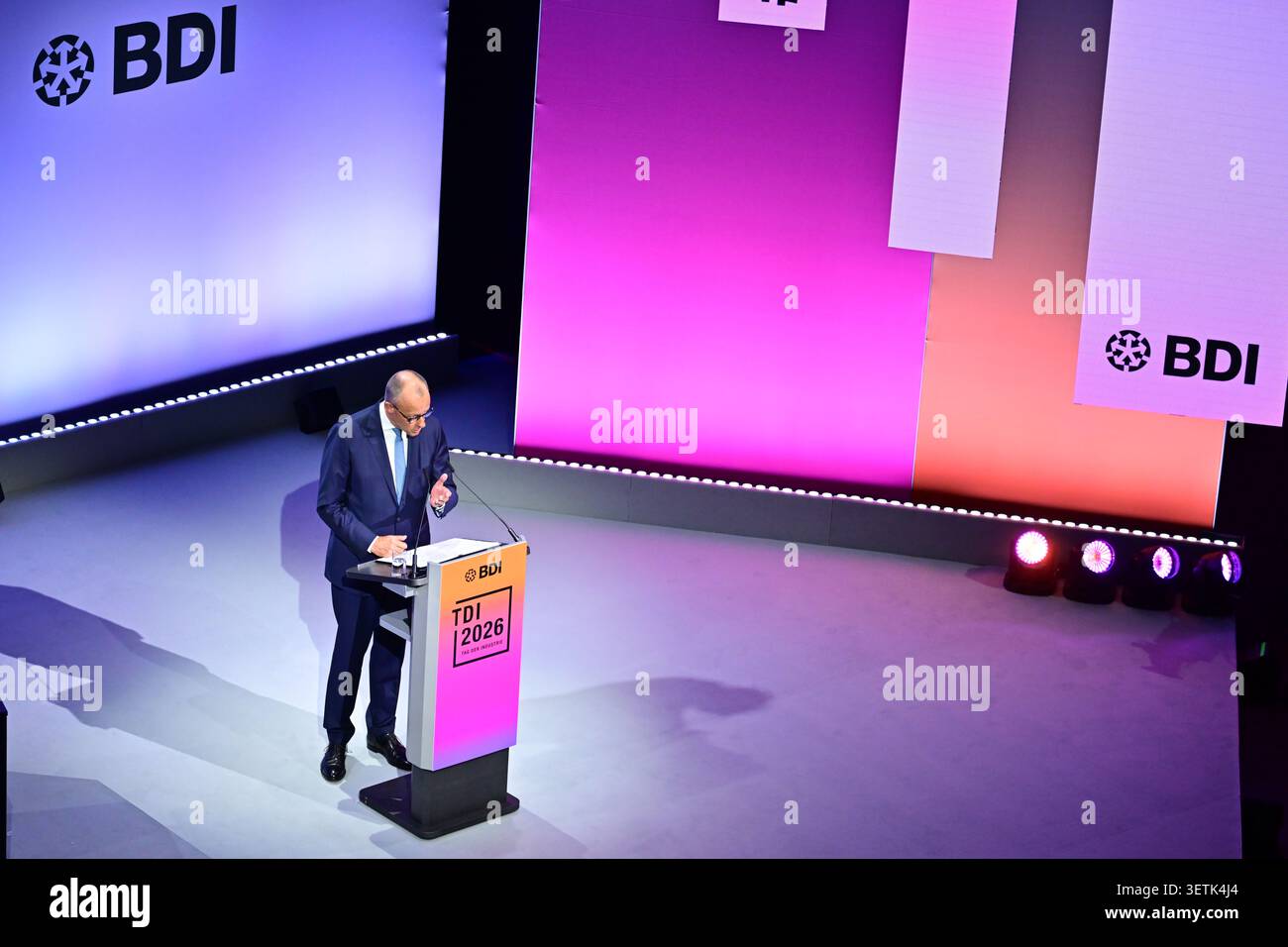 23 June 2026, Berlin: Chancellor Friedrich Merz (CDU) speaks during the ...