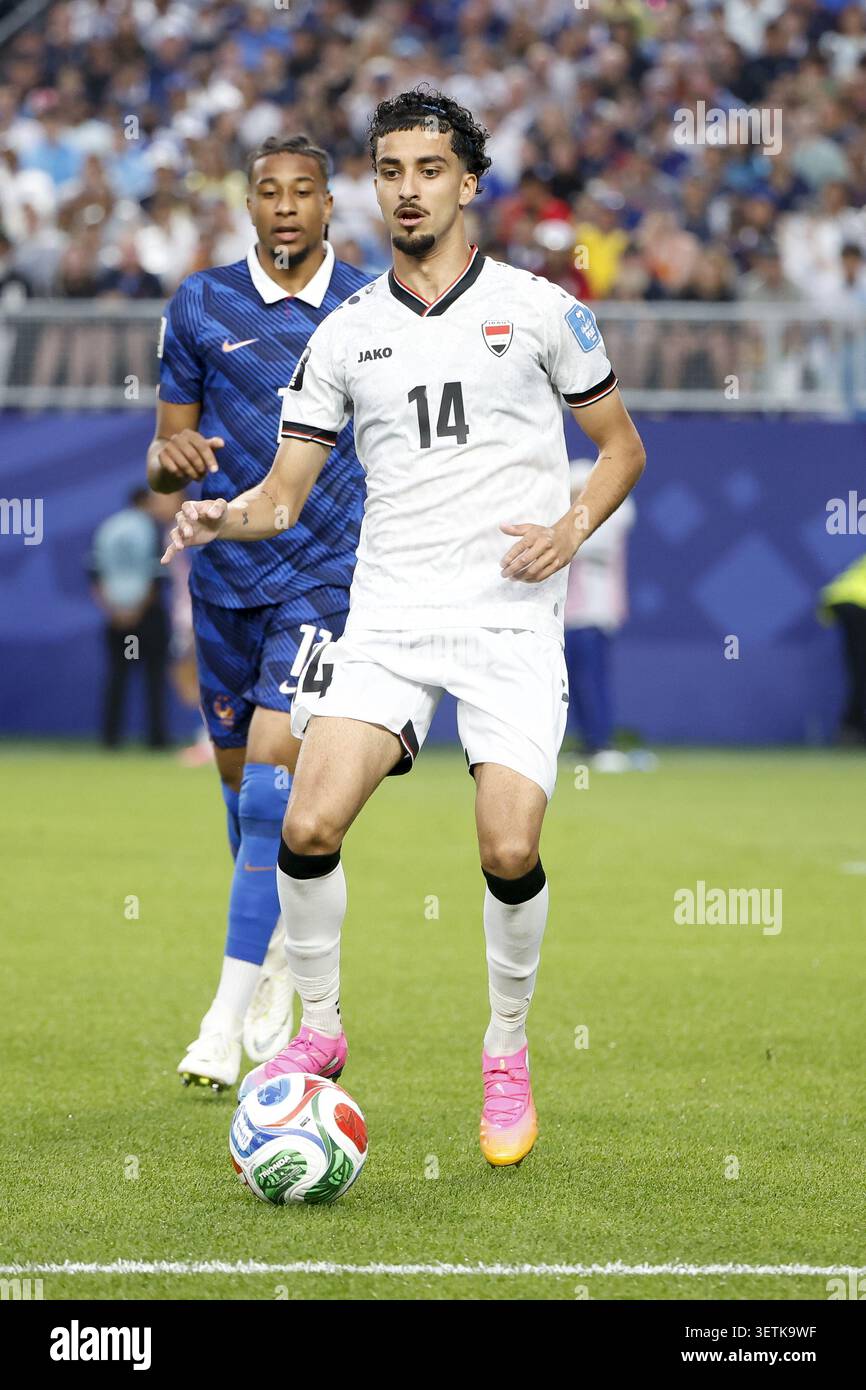 IPA85968052 - Zidane Iqbal #14 of Iraq during the FIFA World Cup 2026 ...