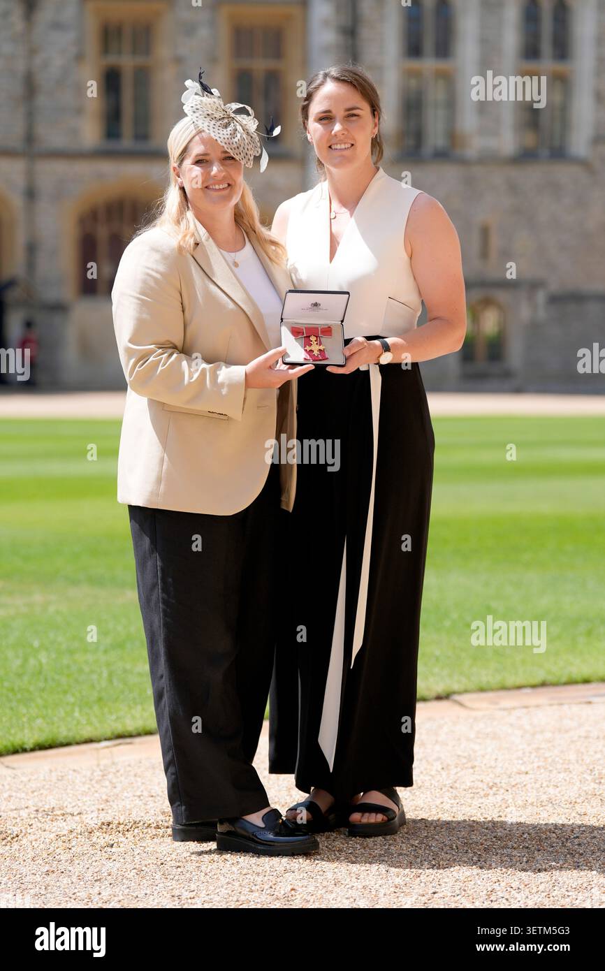 Katherine Sciver-Brunt, a former cricketer from Leicester, with her ...