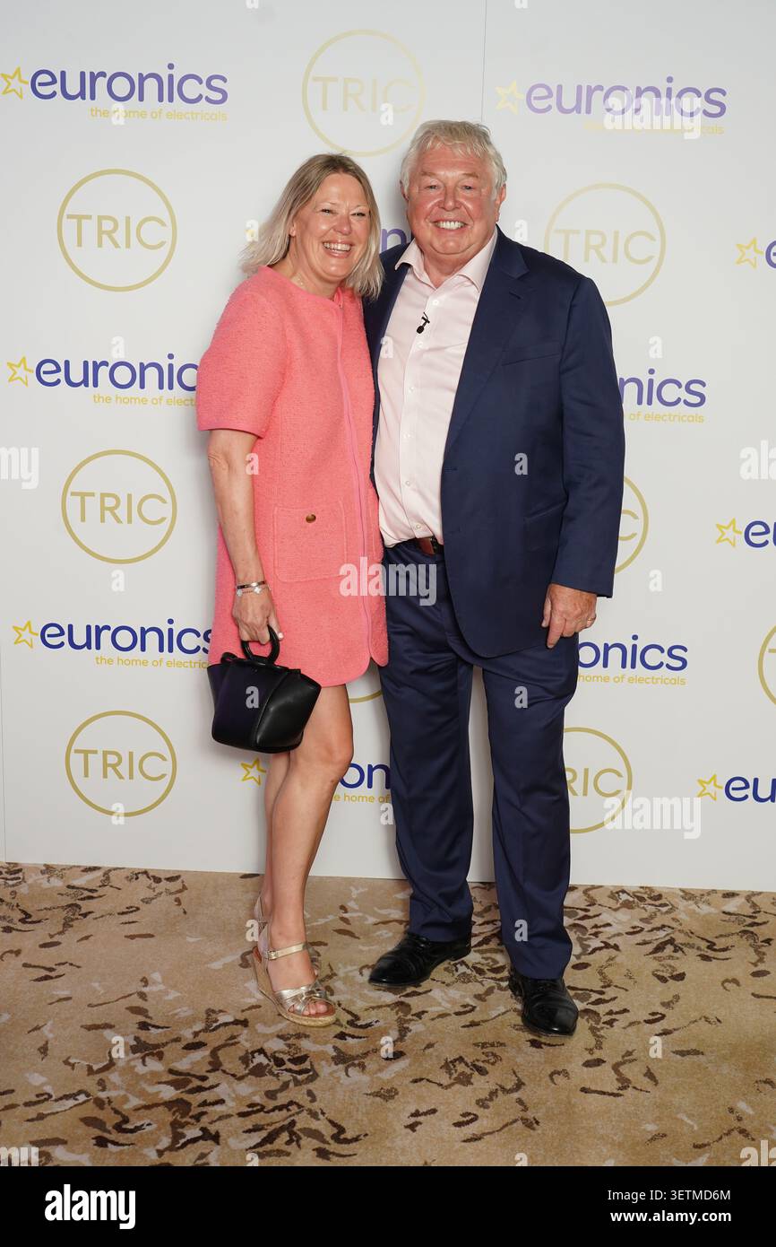 Clare Goodwin and Nick Ferrari attend the Television and Radio ...