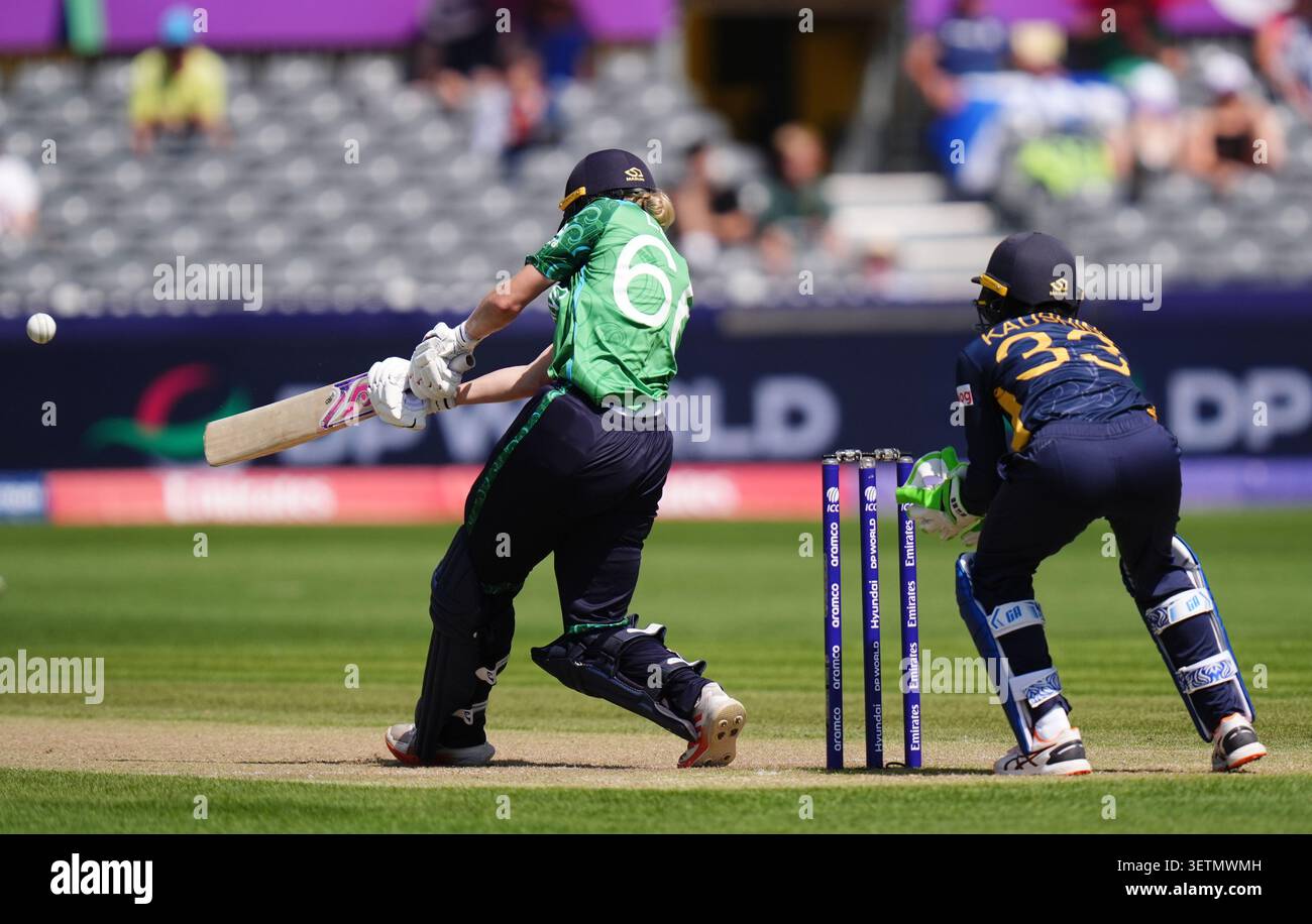 Ireland's Gaby Lewis batting during the Women's ICC T20 World Cup ...