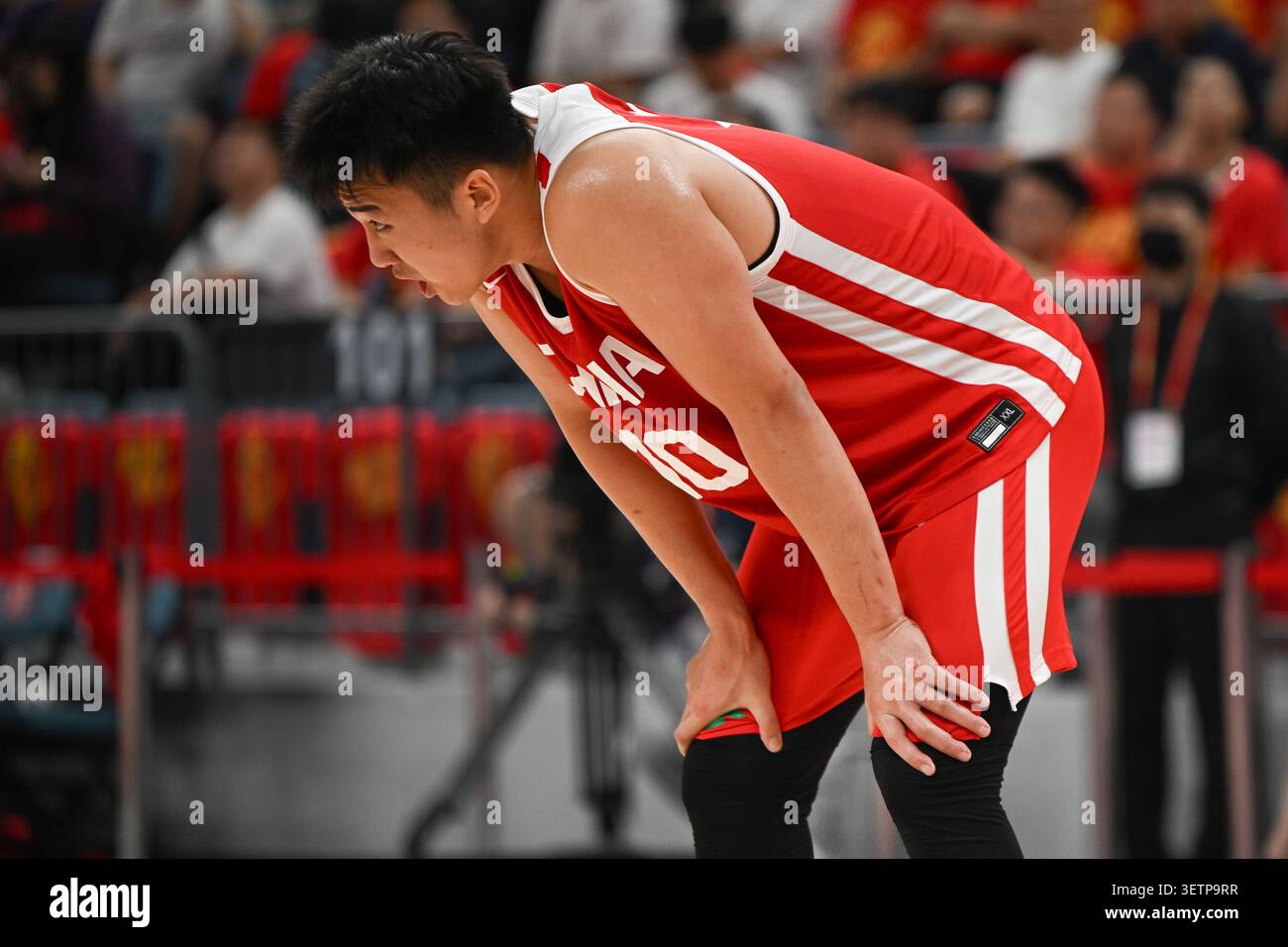 Hangzhou, China. 23 June, 2026. Wang Junjie #10 of China during the ...