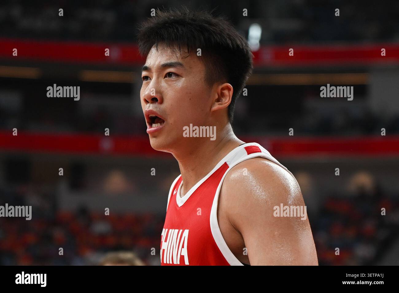 Hangzhou, China. 23 June, 2026. Wang Junjie #10 of China during the ...