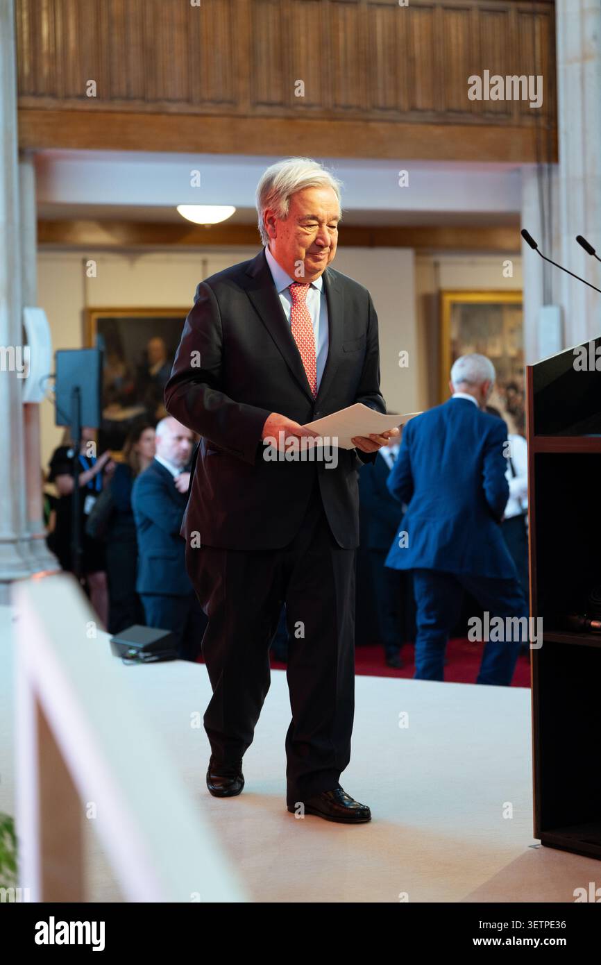 UN Secretary-General António Guterres Speaks during the Local Climate ...
