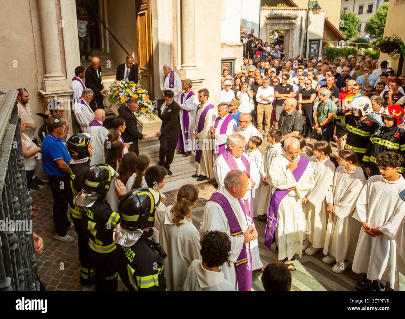 IPA85980194 - Lavis, Adele Cobelli's Funeral. In the photo: A final ...