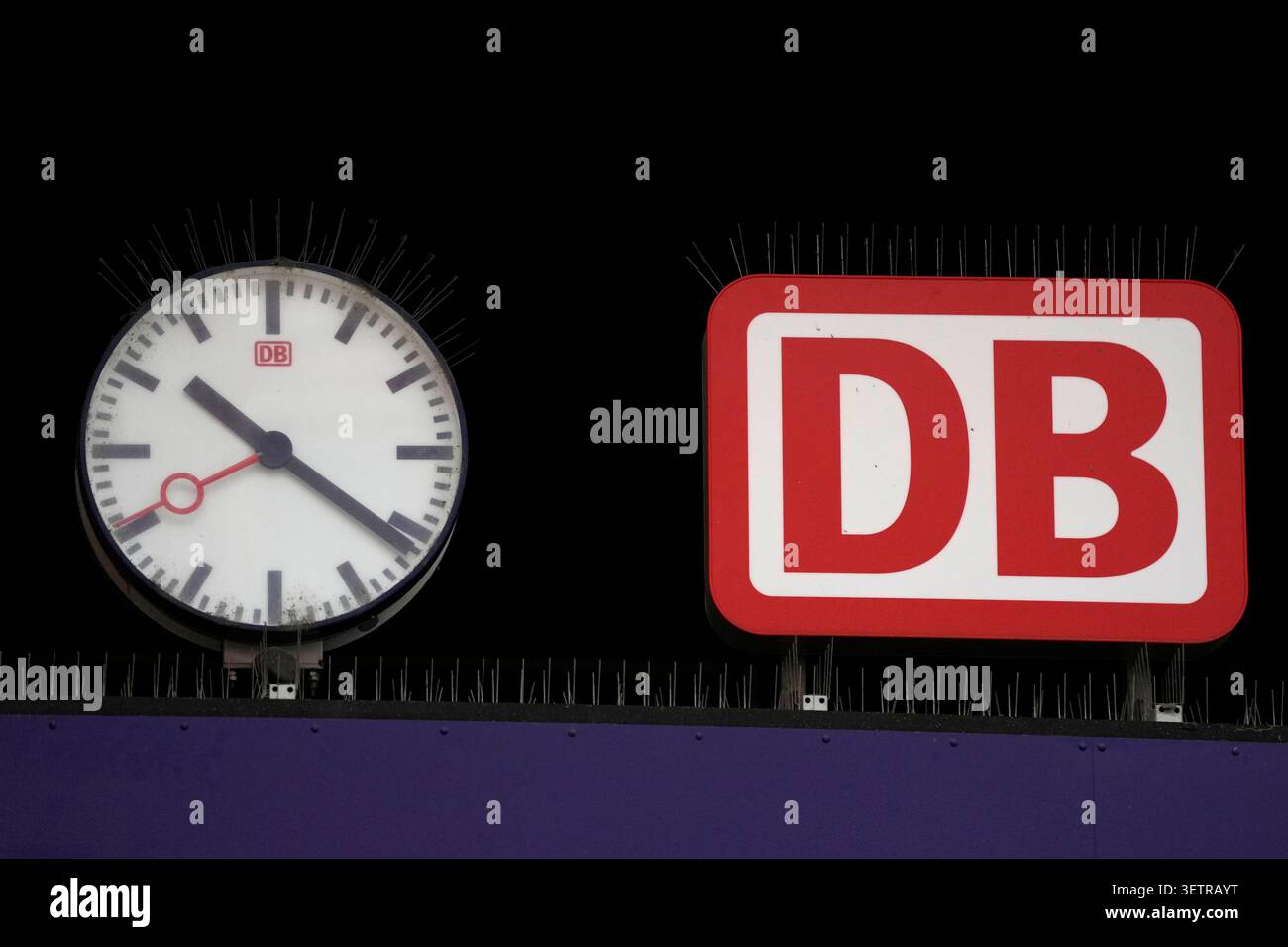 FILE - The logo of Deutsche Bahn is pictured at the central station in ...