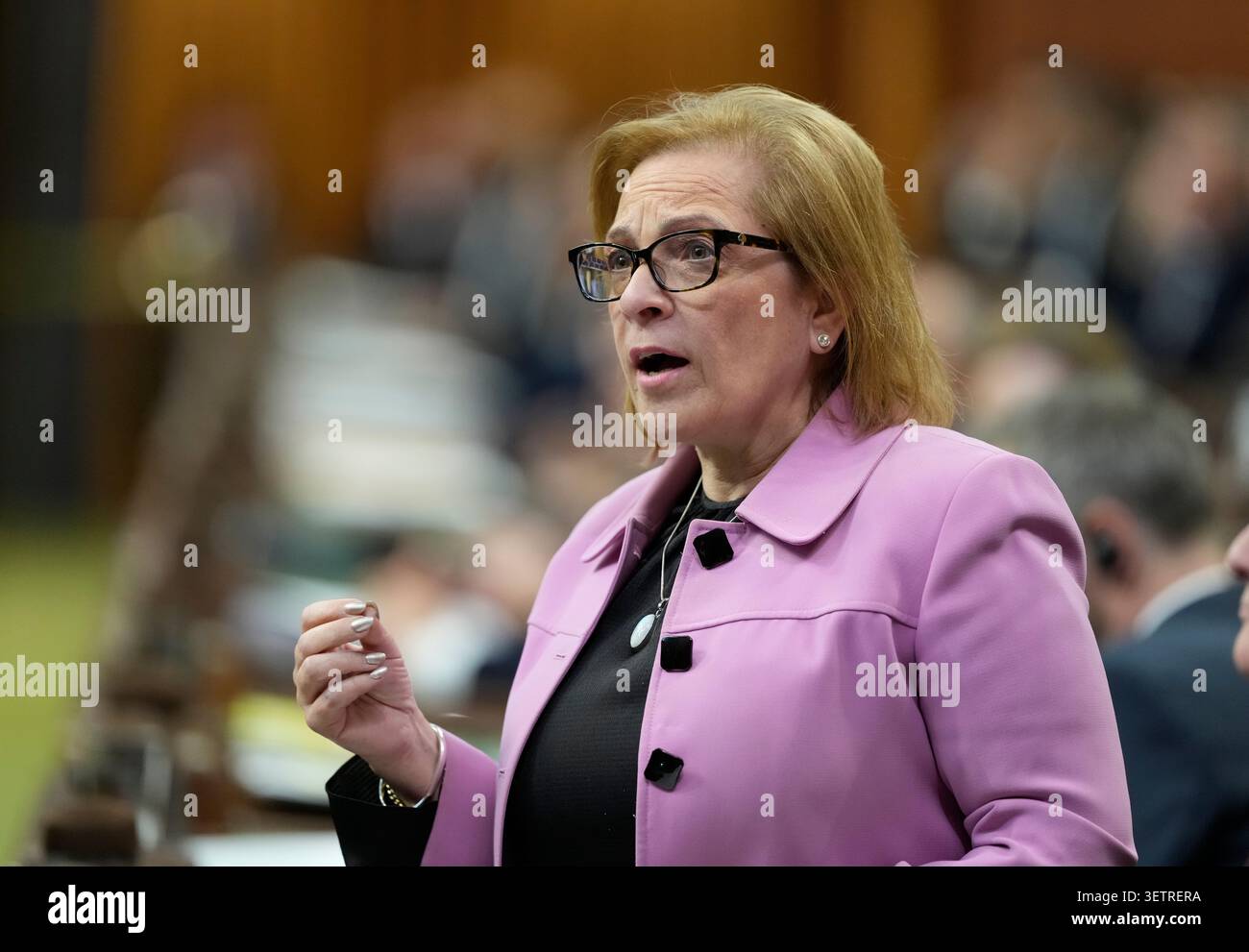 Immigration, Refugees and Citizenship Minister Lena Metlege Diab rises ...