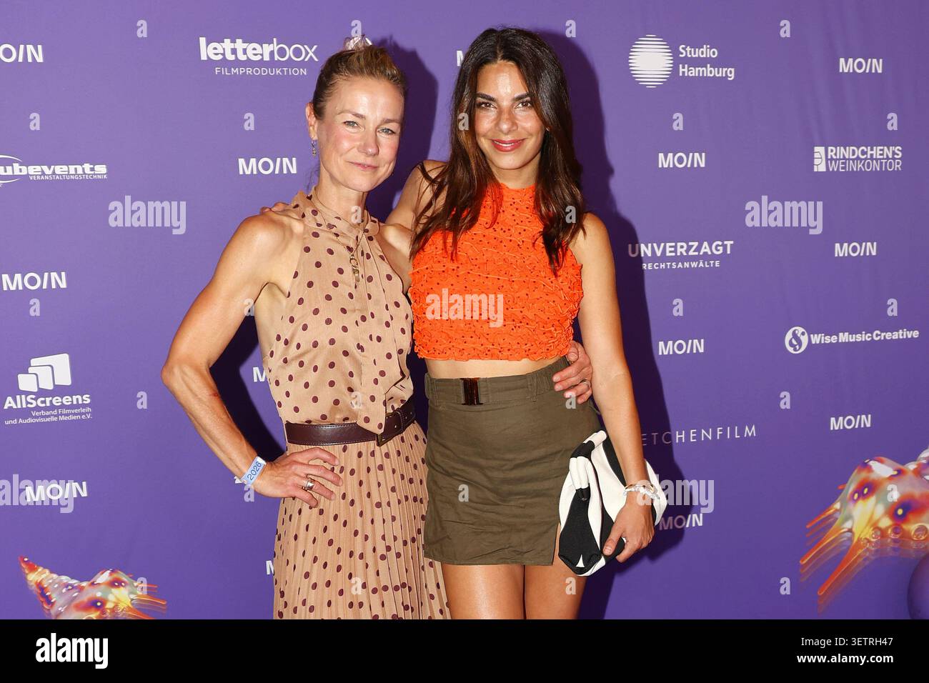 Rhea Harder and Lilli Hollunder attend the Moin Mittsommer event at ...