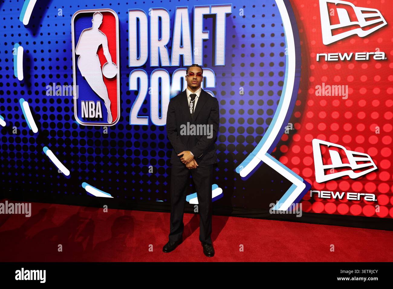 Darius Acuff Jr. arrives for the first round of the NBA basketball ...