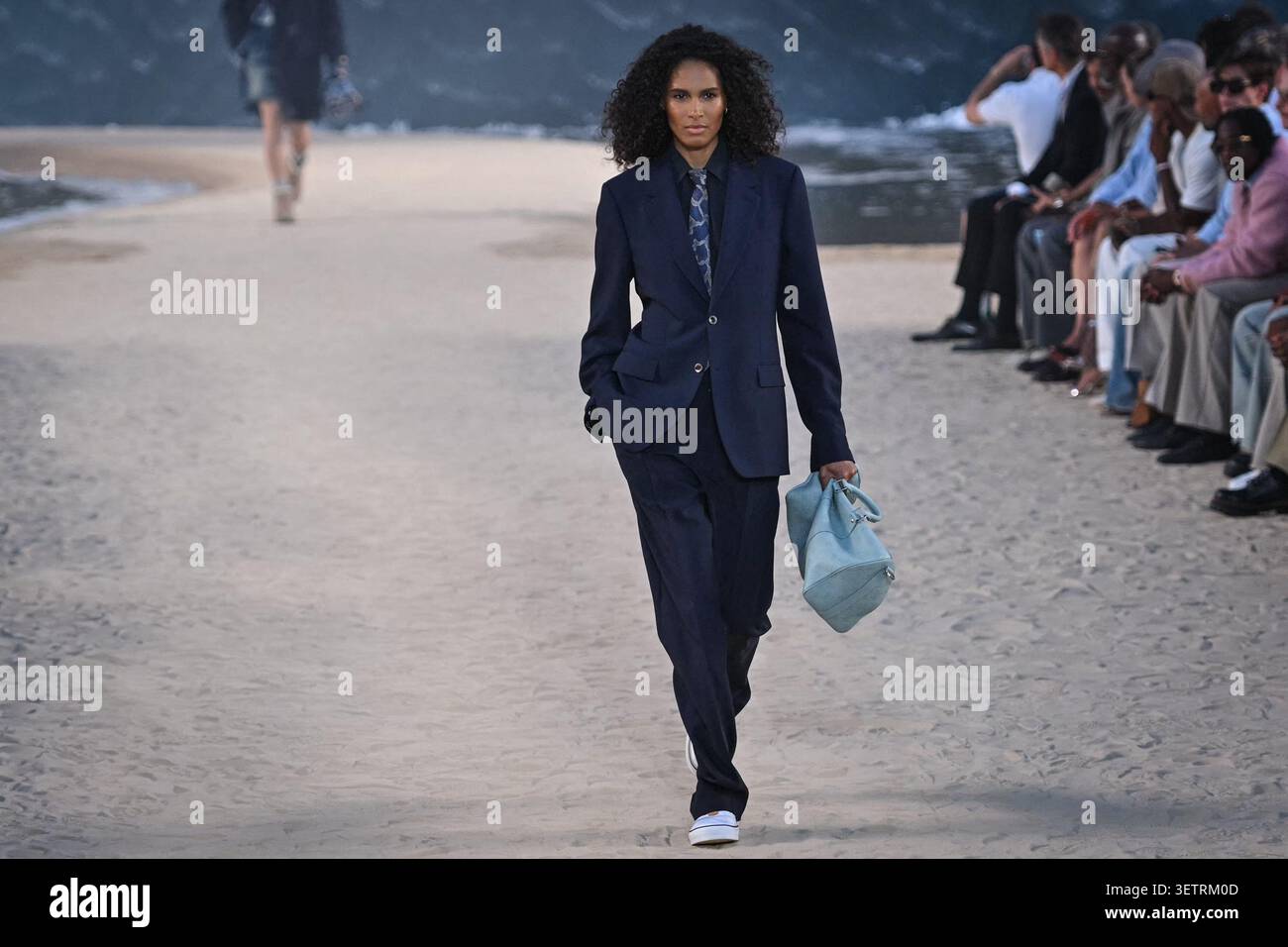 A model walks the runway the Spring/Summer 2027 collection by US ...