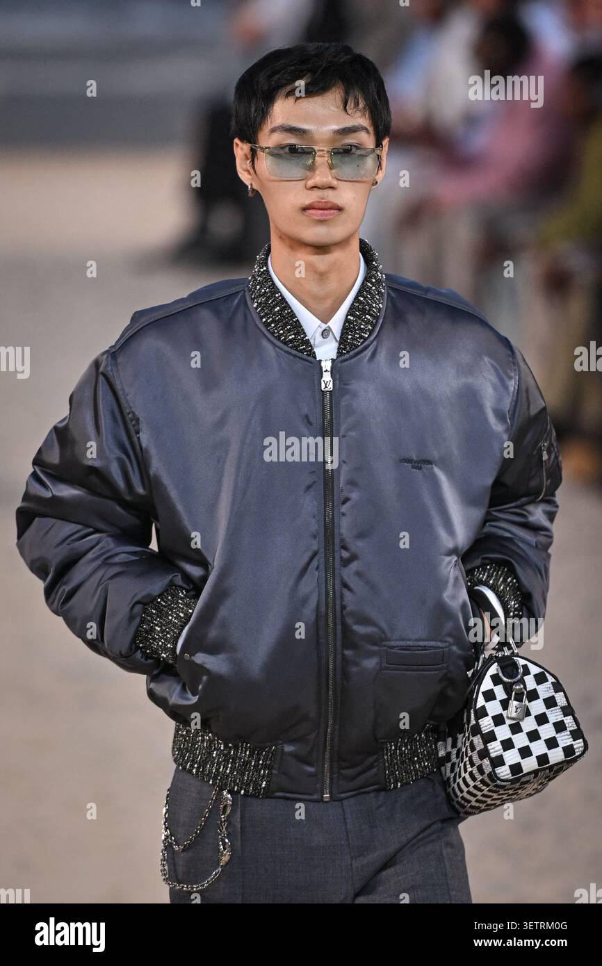 A model walks the runway the Spring/Summer 2027 collection by US ...