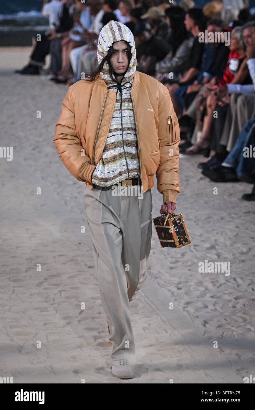 A model walks the runway the Spring/Summer 2027 collection by US ...
