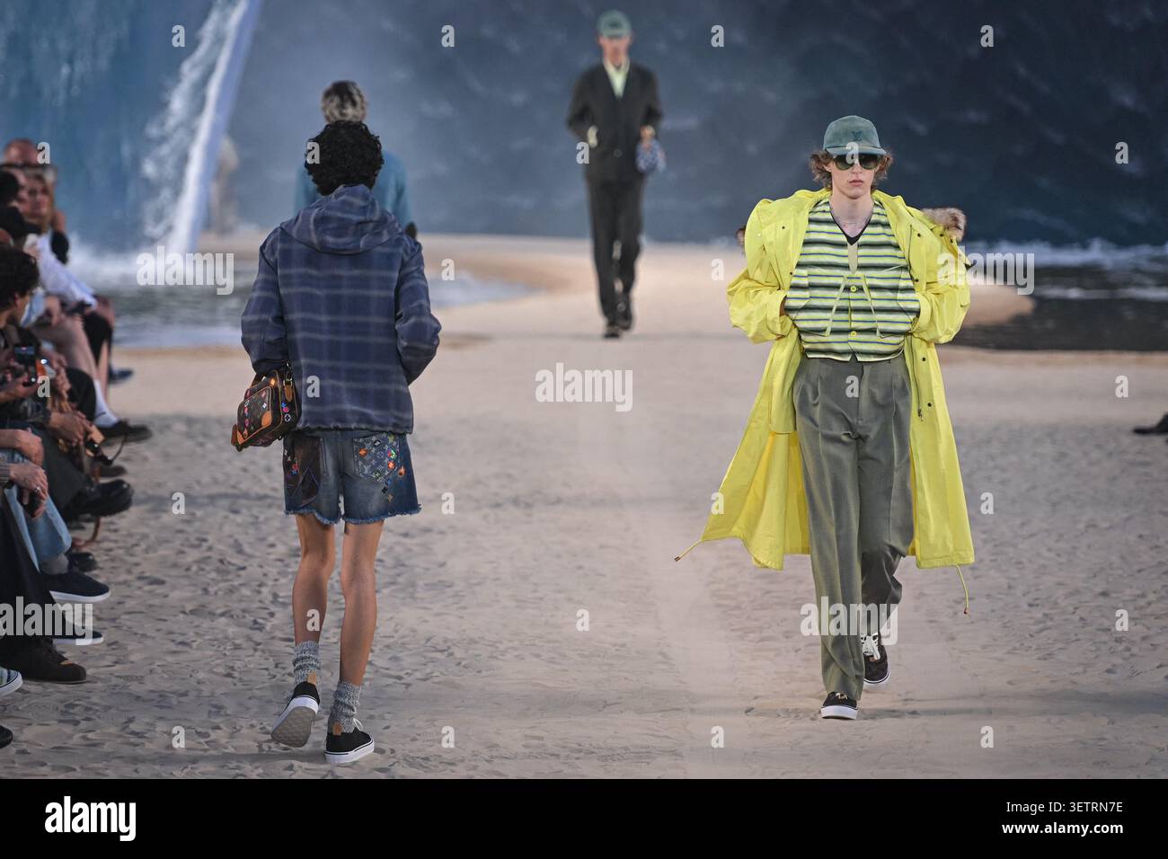 A model walks the runway the Spring/Summer 2027 collection by US ...