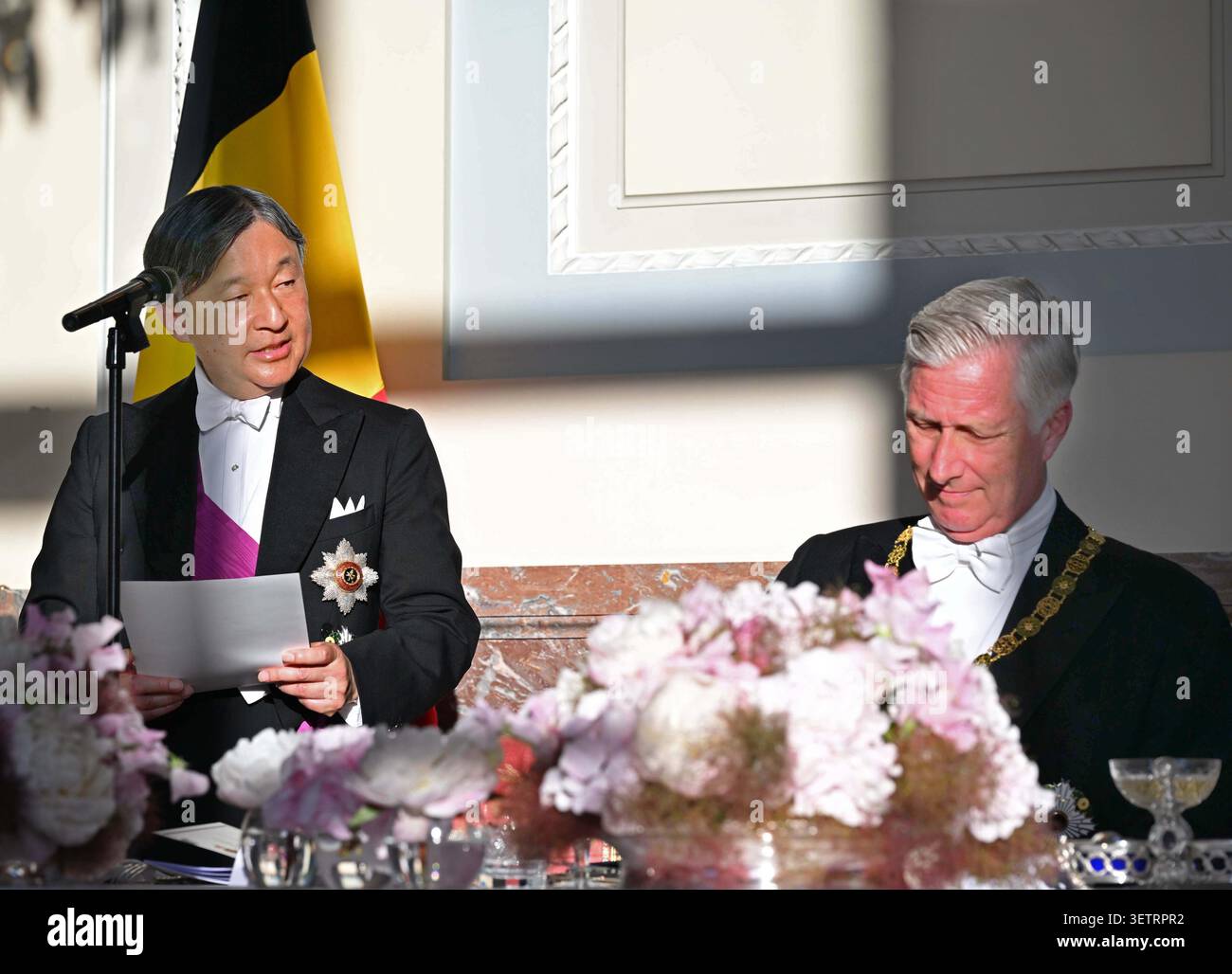 Japanese Emperor Naruhito attends a dinner party conducted by King of ...