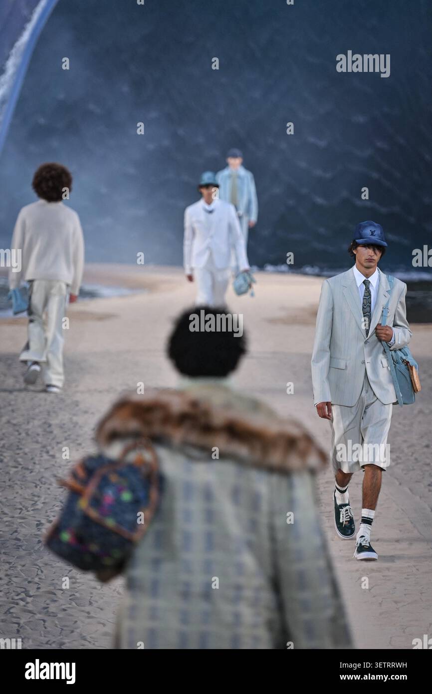 A model walks the runway the Spring/Summer 2027 collection by US ...