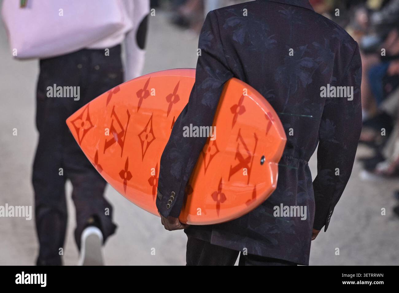 A model walks the runway the Spring/Summer 2027 collection by US ...