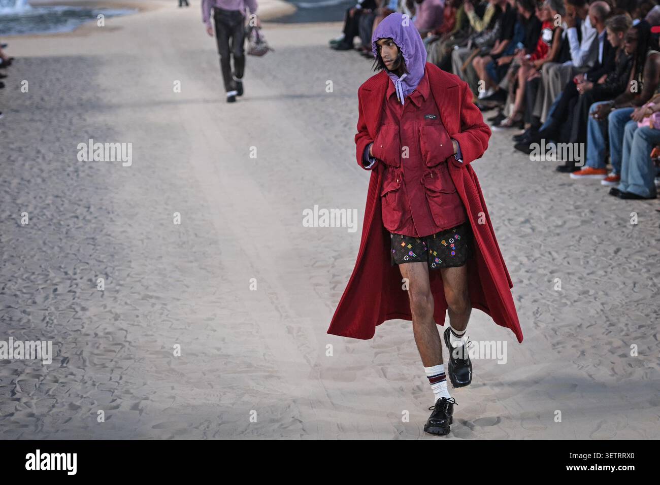 A model walks the runway the Spring/Summer 2027 collection by US ...