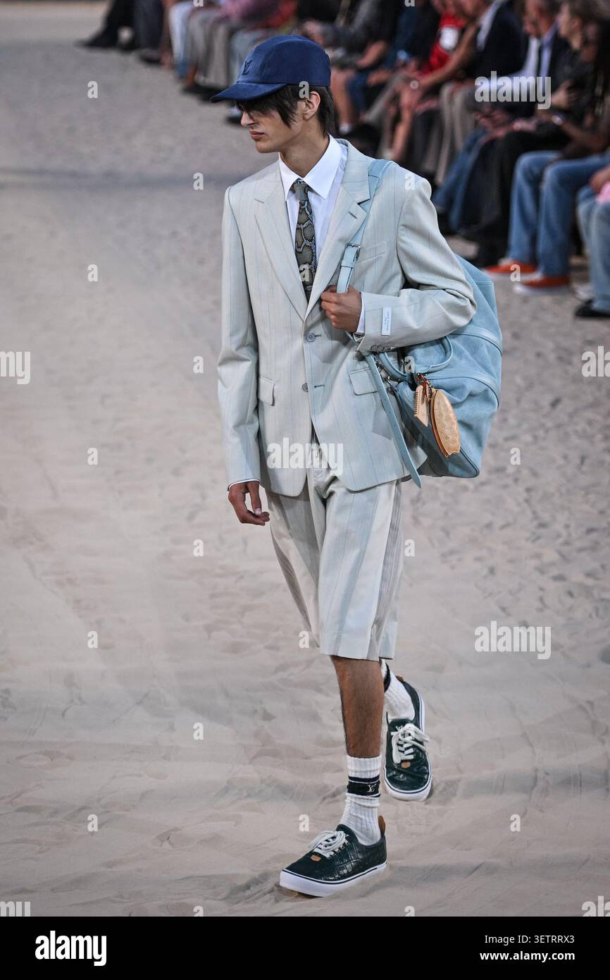 A model walks the runway the Spring/Summer 2027 collection by US ...