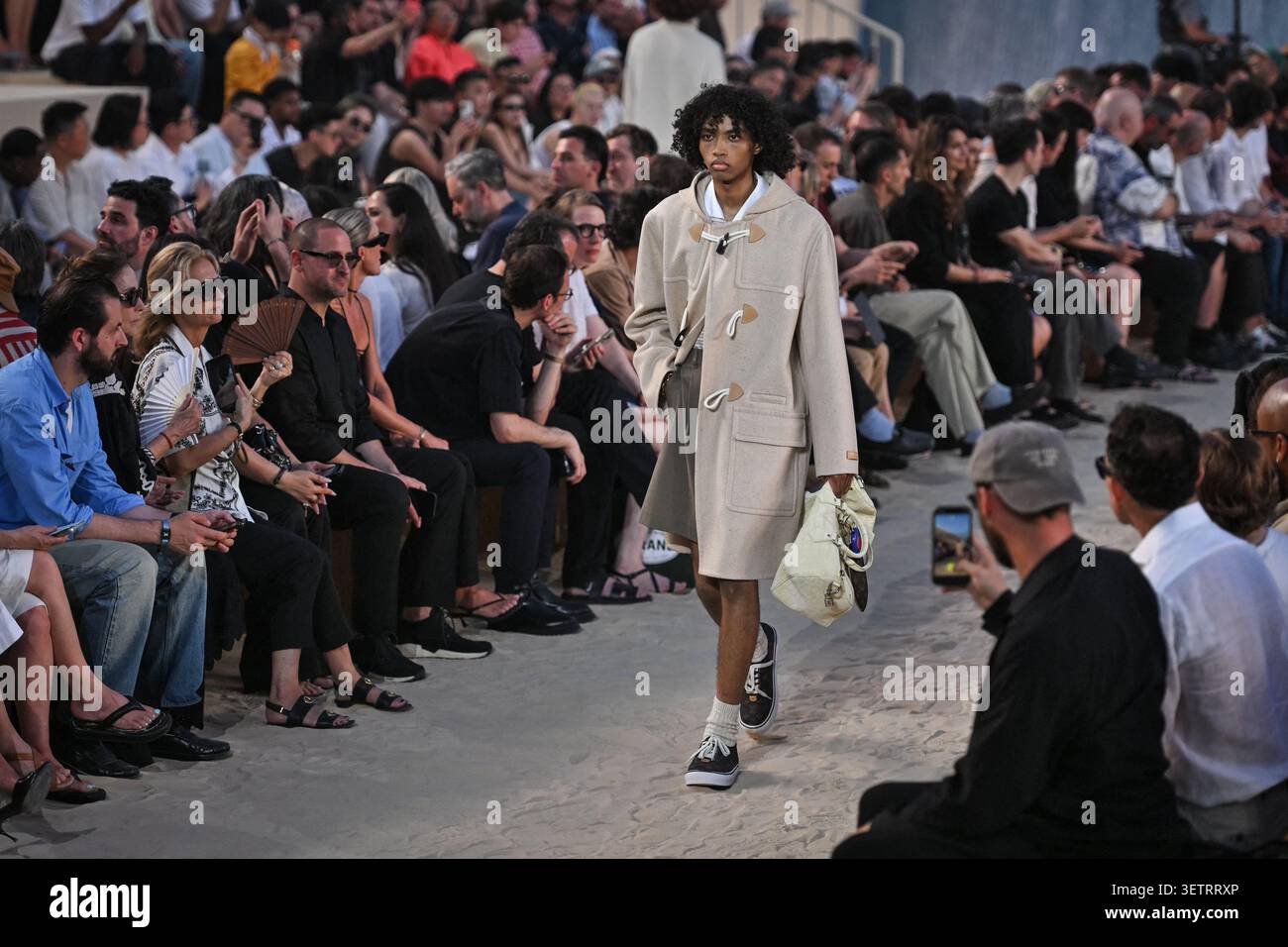 A model walks the runway the Spring/Summer 2027 collection by US ...