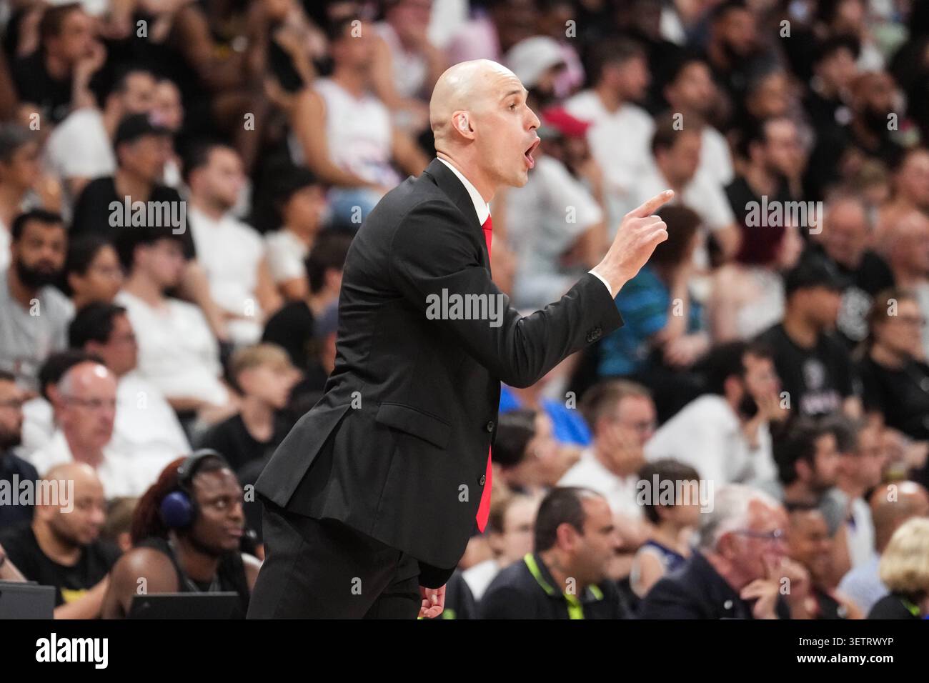 Sergii GLADYR, head coach of Monaco during the Betclic Elite, Final ...