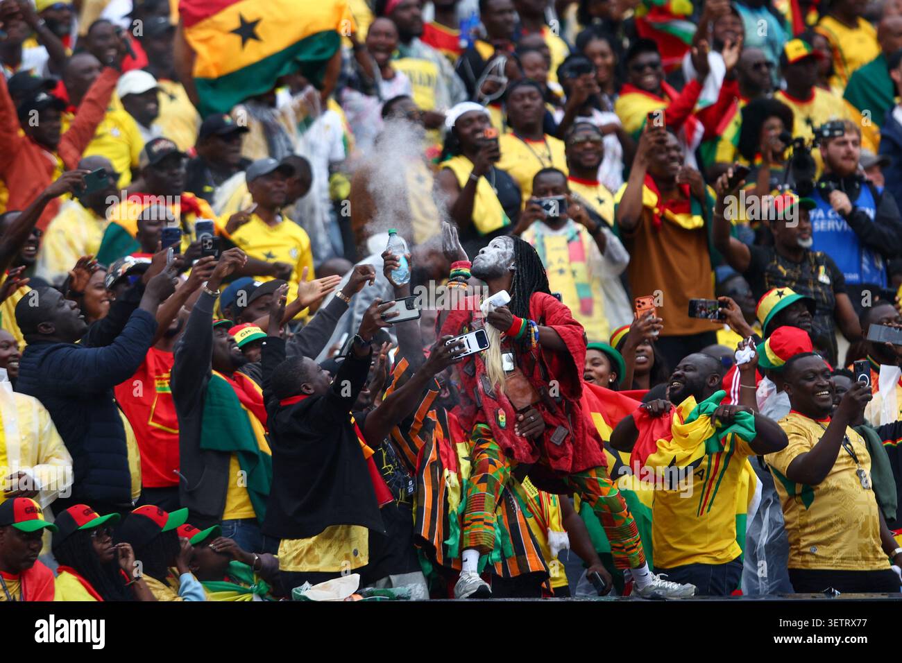 BOSTON, USA - 23rd June 2026: Ghana fans during the FIFA World Cup 2026 ...