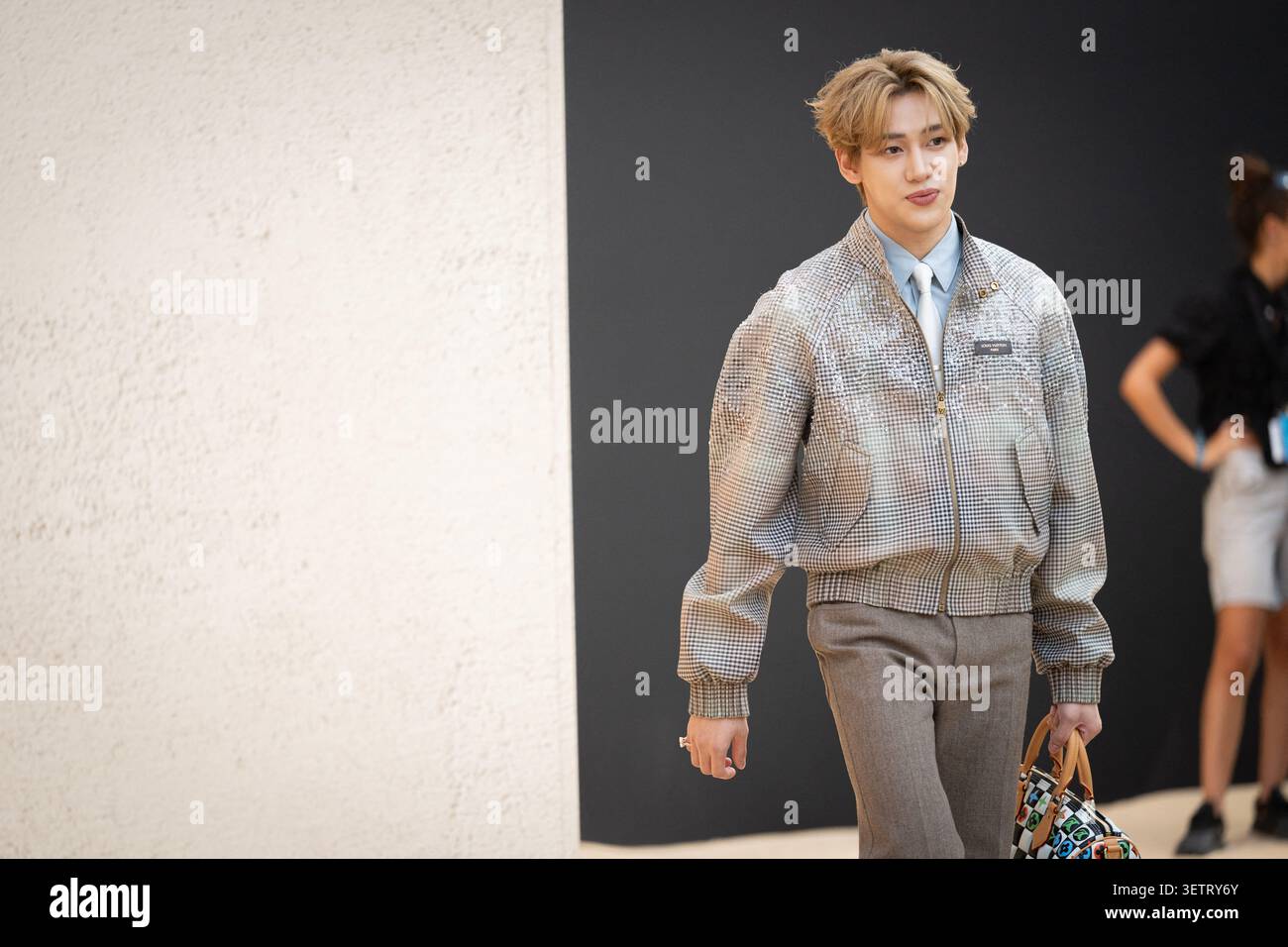 Thai rapper and singer BamBam attends the Louis Vuitton show during ...