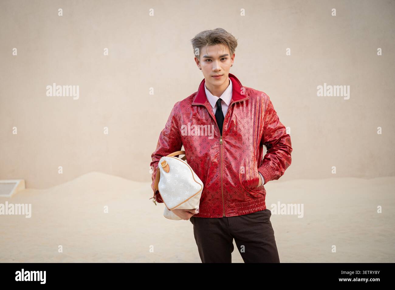 Thai actor and singer Nattawat Jirochtikul aka Fourth attends the Louis ...