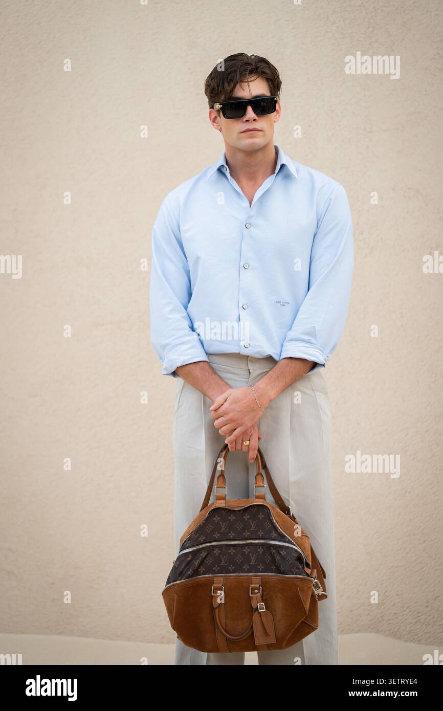 Caleb Jonte Edwards attends the Louis Vuitton show during Paris Fashion ...