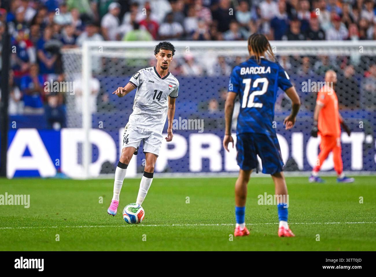 Iraq’s Zidane IQBAL during the FIFA World Cup 2026, Group I match ...