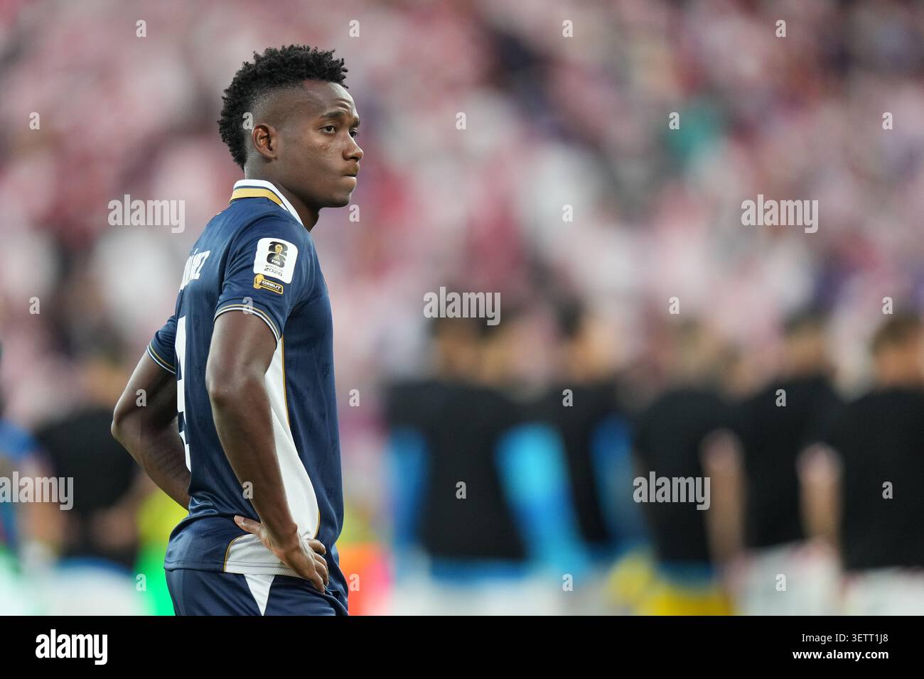 Panama's Tomas Rodriguez (9) stands on the pitch after the World Cup ...