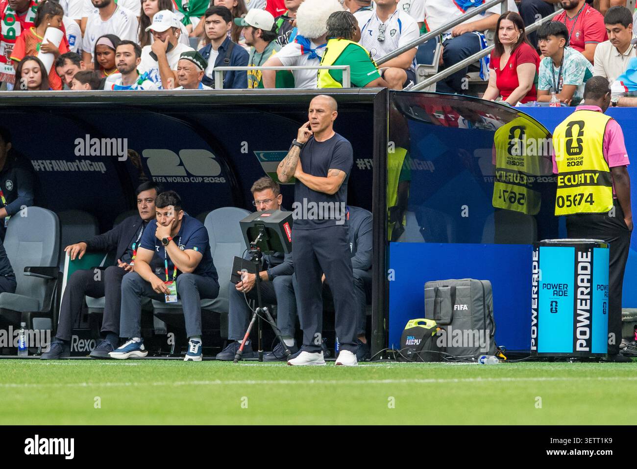 June 23, 2026: Uzbekistan manager Fabio Cannavaro during a FIFA World ...