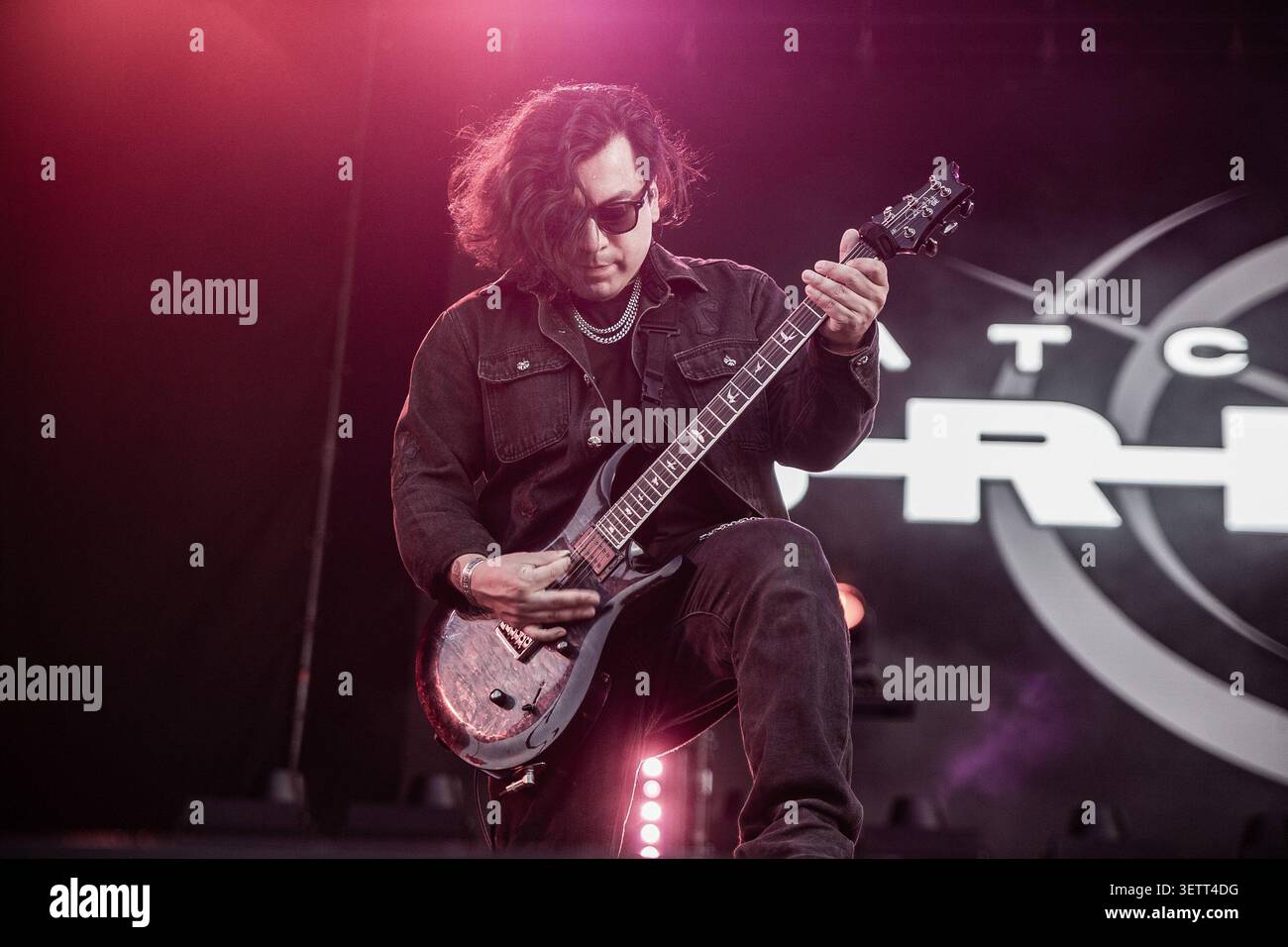 Catch Your Breath guitarist Teddy Herrera performs live on stage at ...