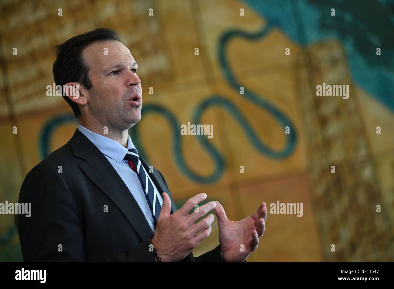 Nationals leader Matt Canavan speaks to the media during a press ...