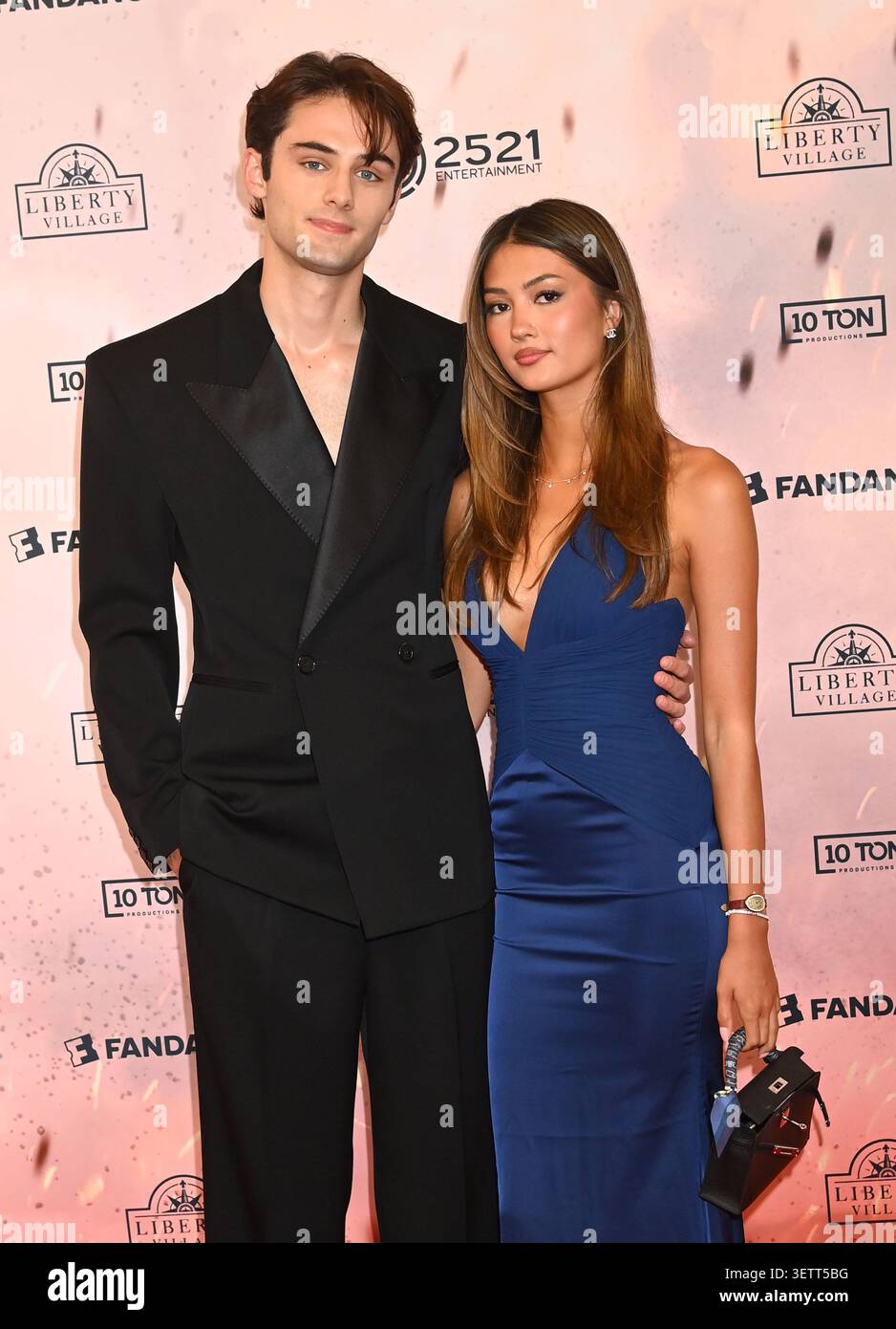 William Franklyn-Miller and Audrey Thompson arriving at the “Young ...