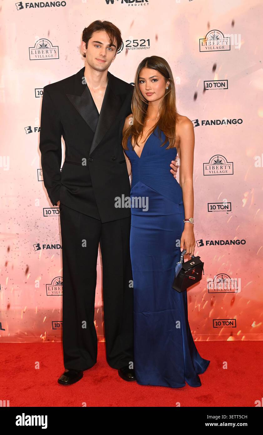 William Franklyn-Miller and Audrey Thompson arriving at the “Young ...