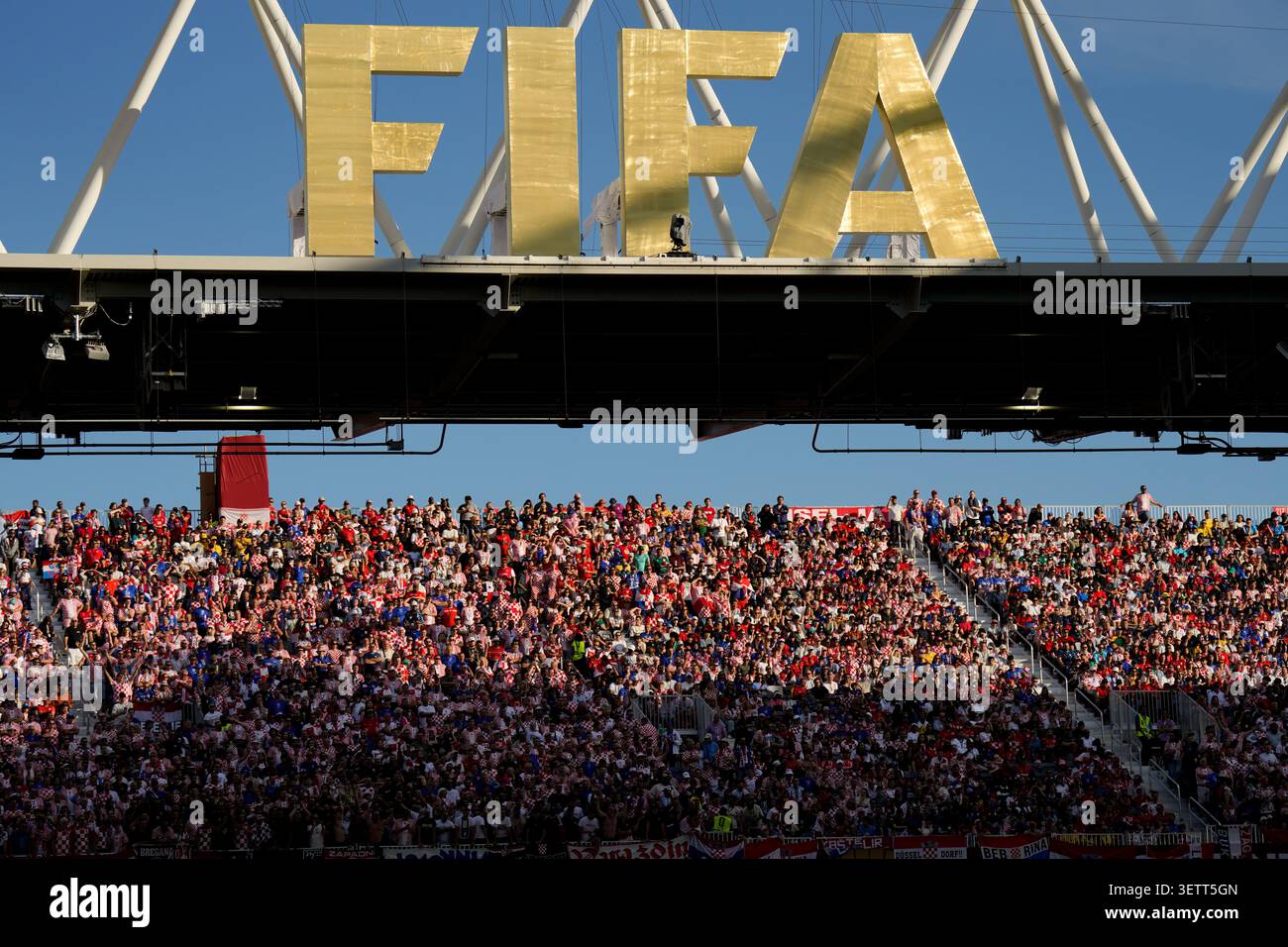 Fans watch Croatia play Panama during a FIFA World Cup group-stage ...