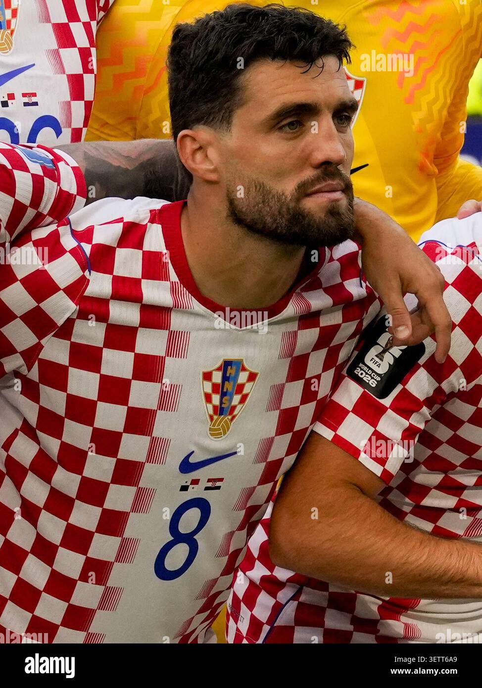 Croatia midfielder Mateo Kovačić (8) prior to a FIFA World Cup group ...