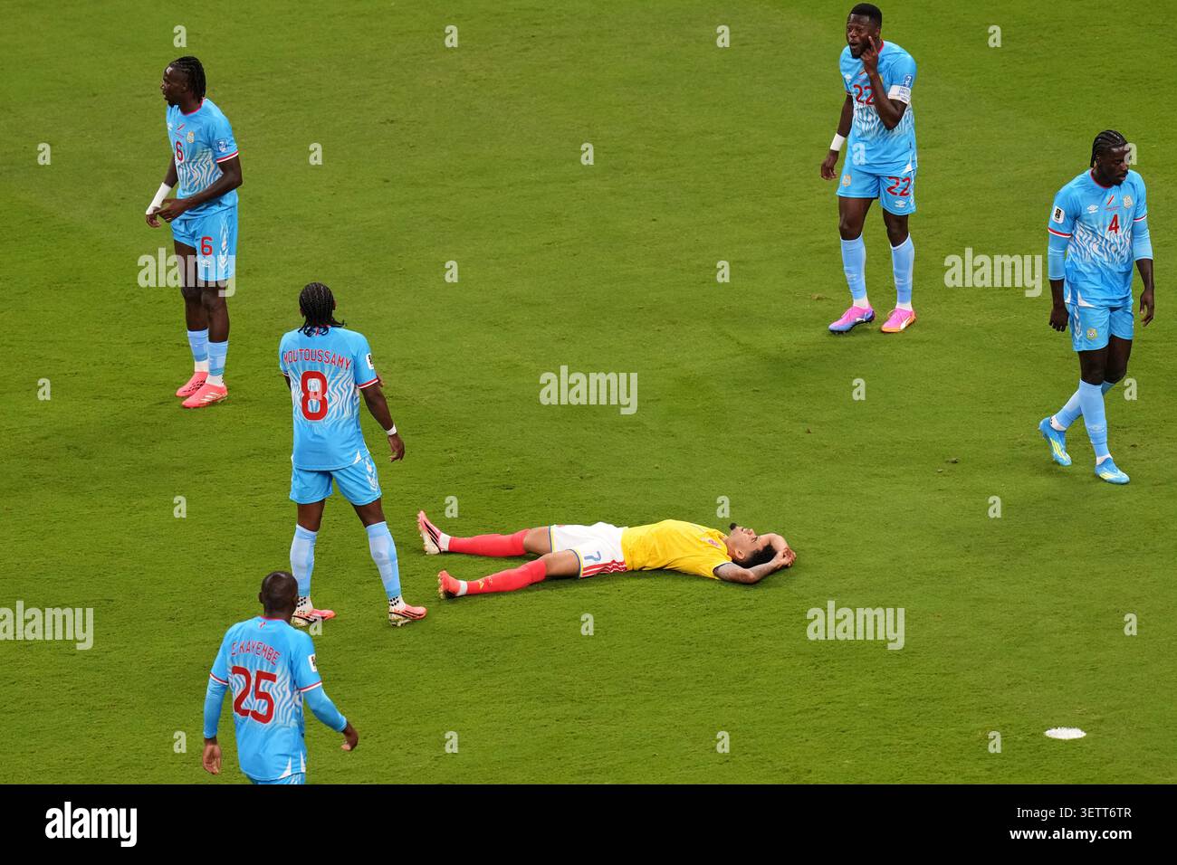 Colombia's Luis Diaz (7) reacts after missing a scoring chance during ...