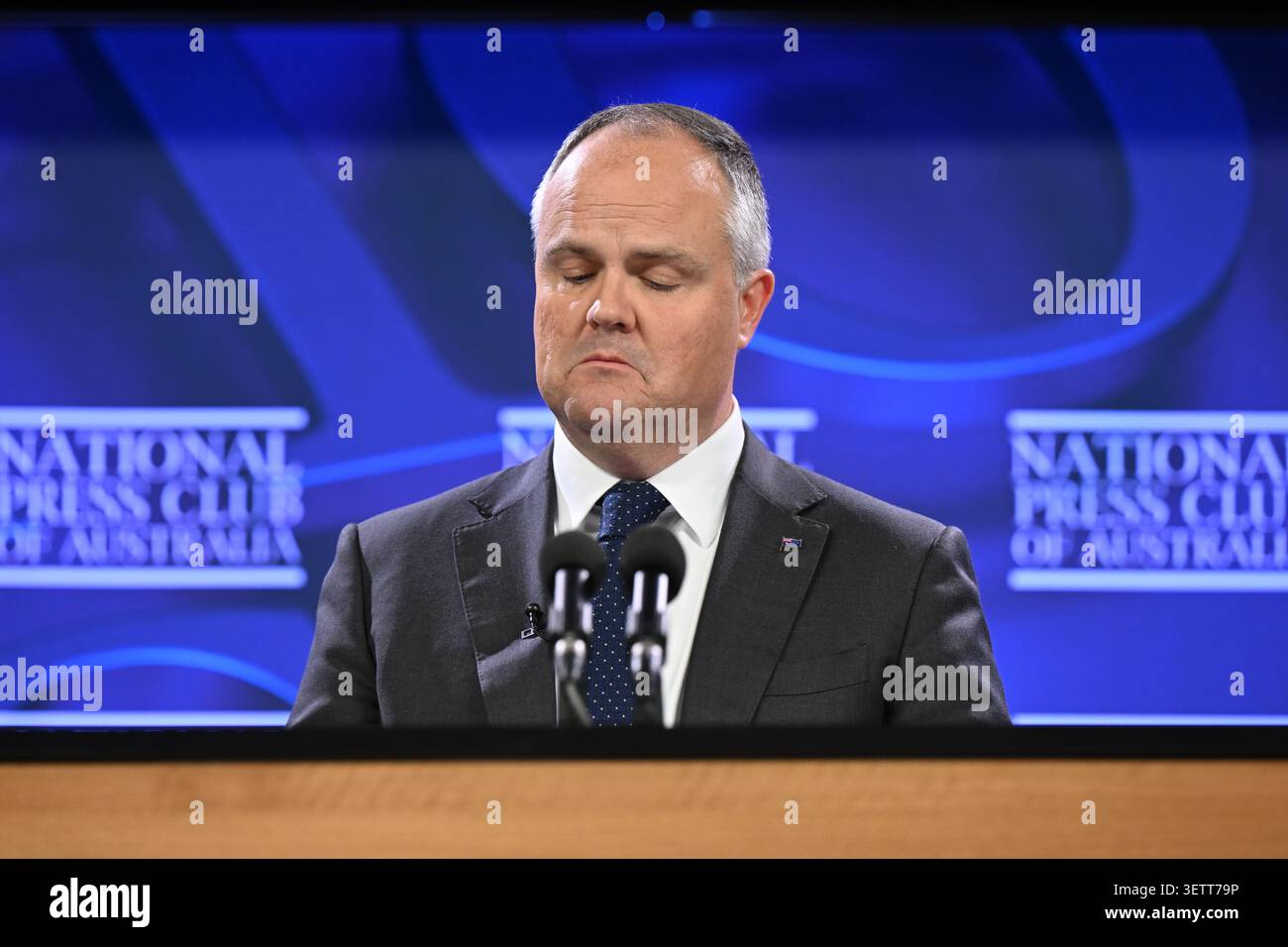 Shadow Foreign Minister Ted O'Brien addresses the National Press Club ...