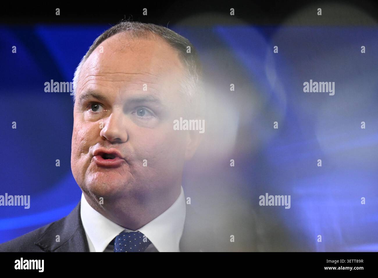 Shadow Foreign Minister Ted O'Brien addresses the National Press Club ...