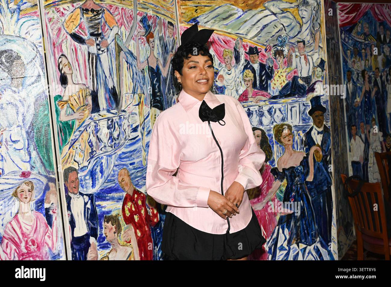 Taraji P. Henson attending Taraji P. Henson Sardi's Caricature ...