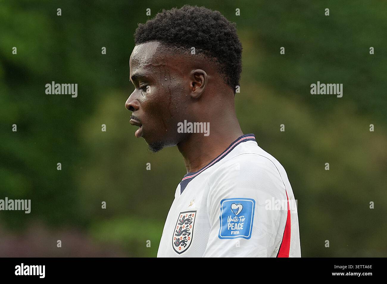 IPA85995752 - Bukayo Saka of England during the Group L match between ...