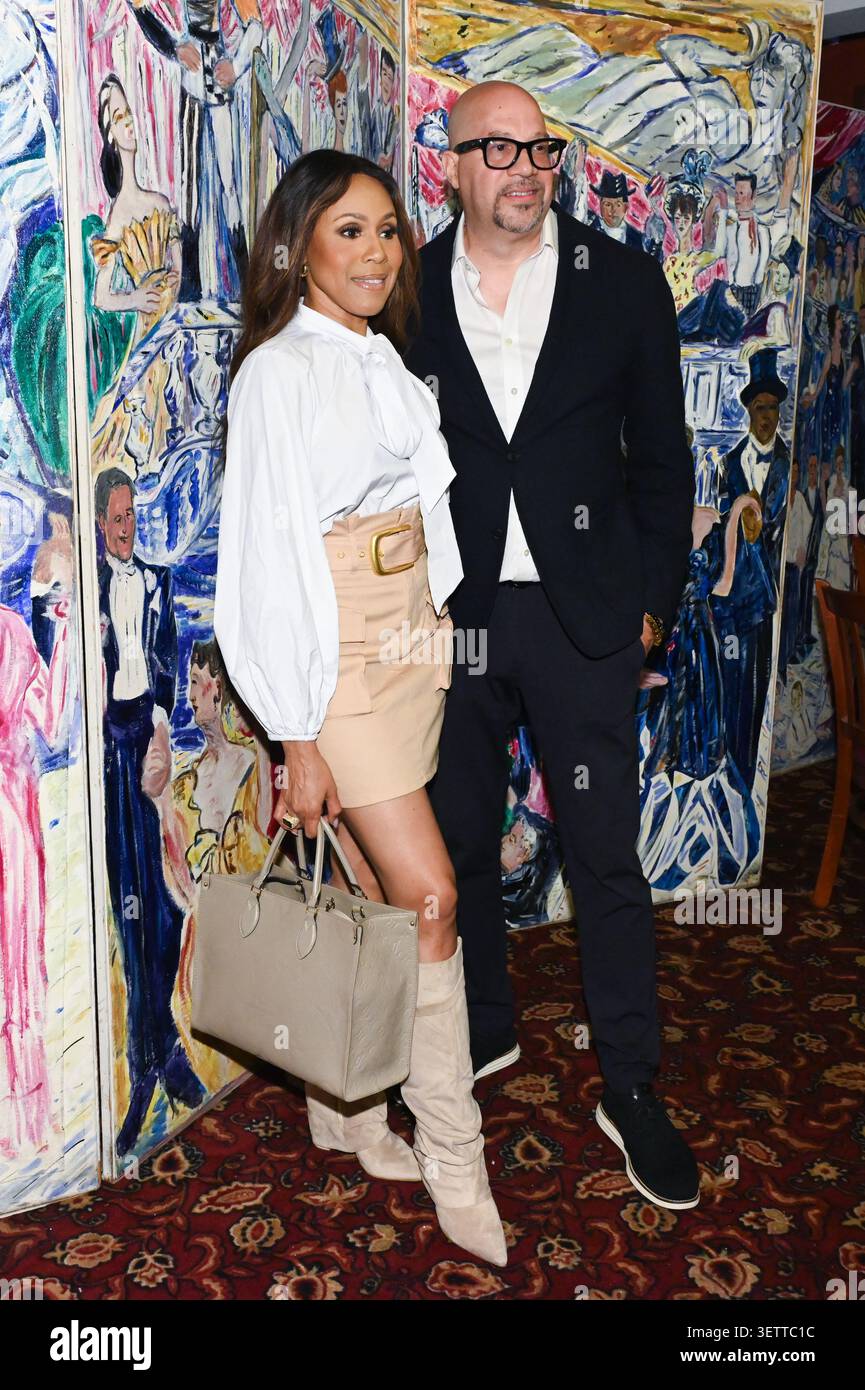 Deborah Cox, Christopher A. Reid attending Taraji P. Henson Sardi's ...