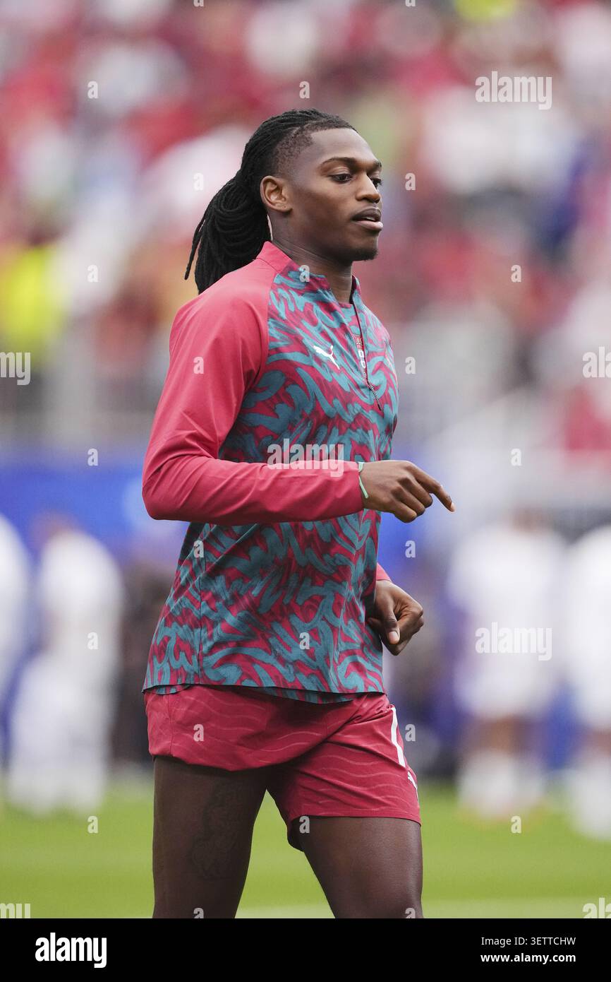 IPA85996225 - Rafael Leao of Portugal warms up during the FIFA World ...