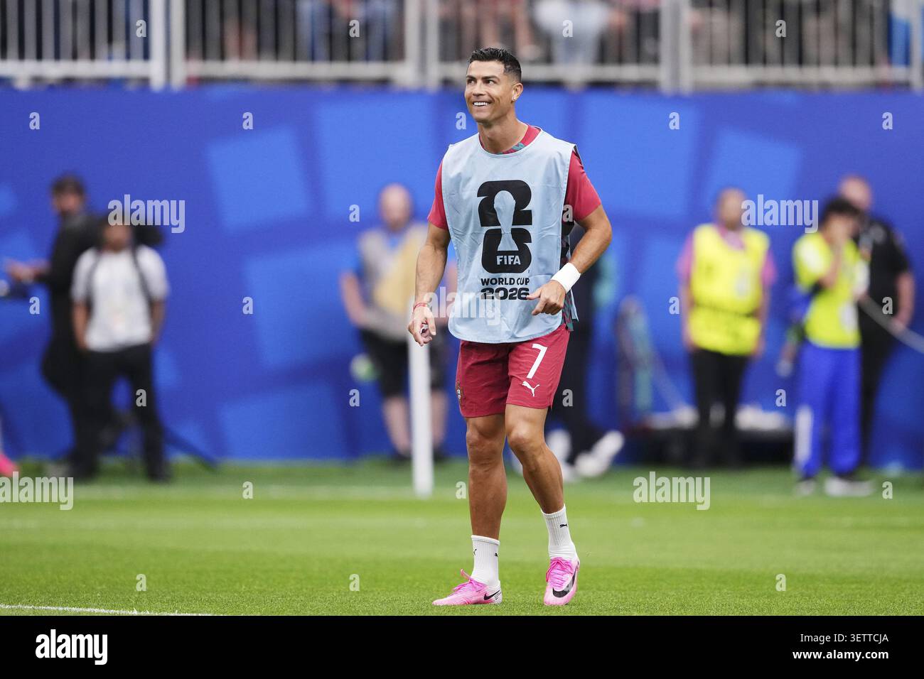 IPA85996228 - Cristiano Ronaldo of Portugal warms up during the FIFA ...