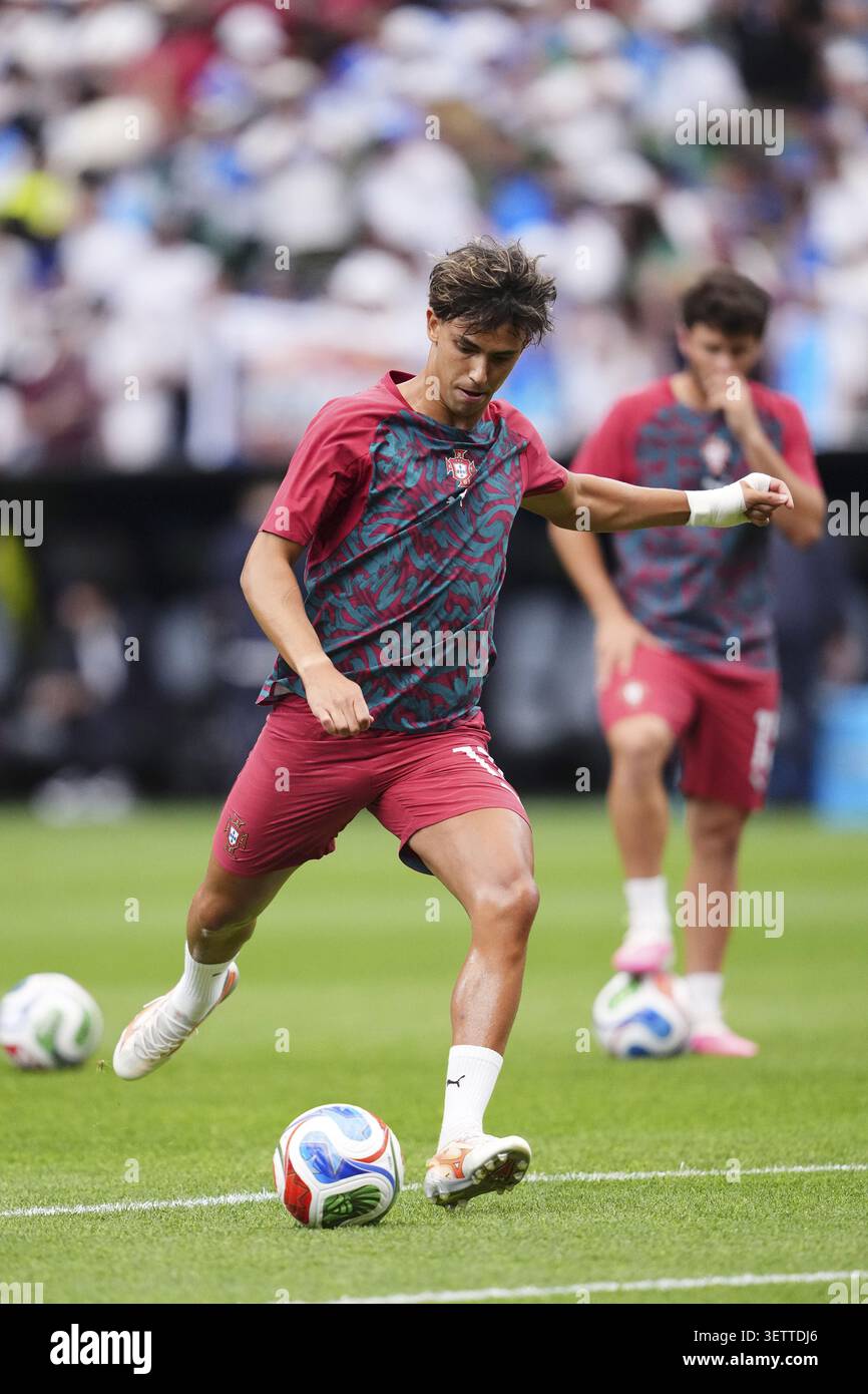 IPA85996465 - Joao Felix of Portugal warms up during the FIFA World Cup ...