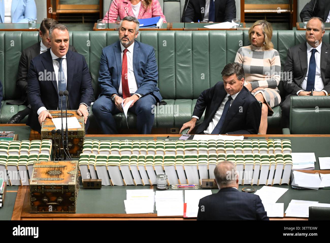 Shadow Treasurer Tim Wilson speaks during Question Time in the House of ...