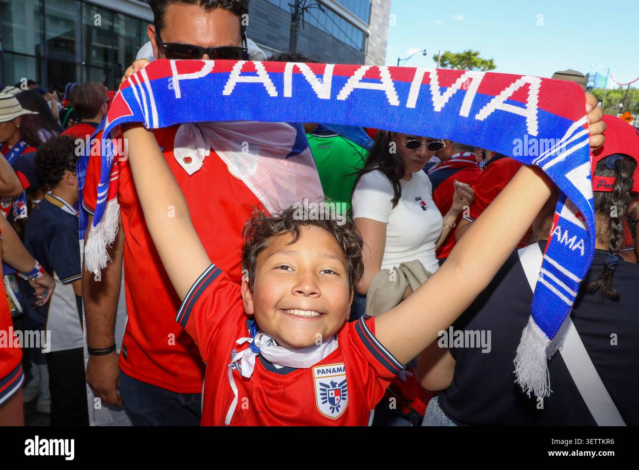 Toronto, Canada. 23 June, 2026. Panamanian 2026 FIFA World Cup fans ...
