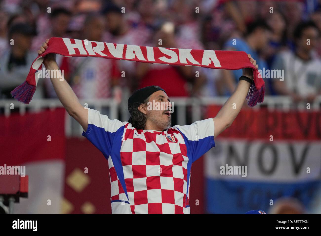 Toronto, Canada. 23rd June, 2026. Croatia fan during the 2026 FIFA ...